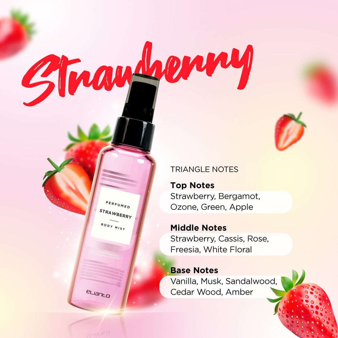 Elianto Perfumed Strawberry Body Mist